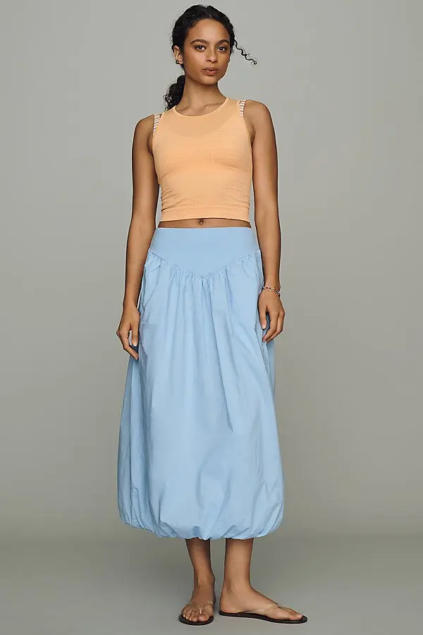 Stateside Pixie Poplin Skirt - Robins Egg
