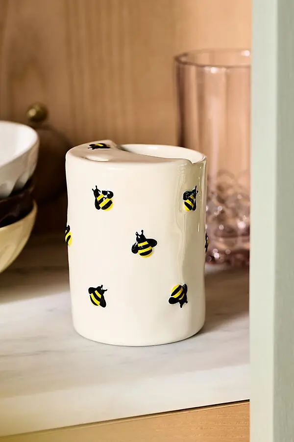 Anthropologie Porcela Demi Sipper - Bee