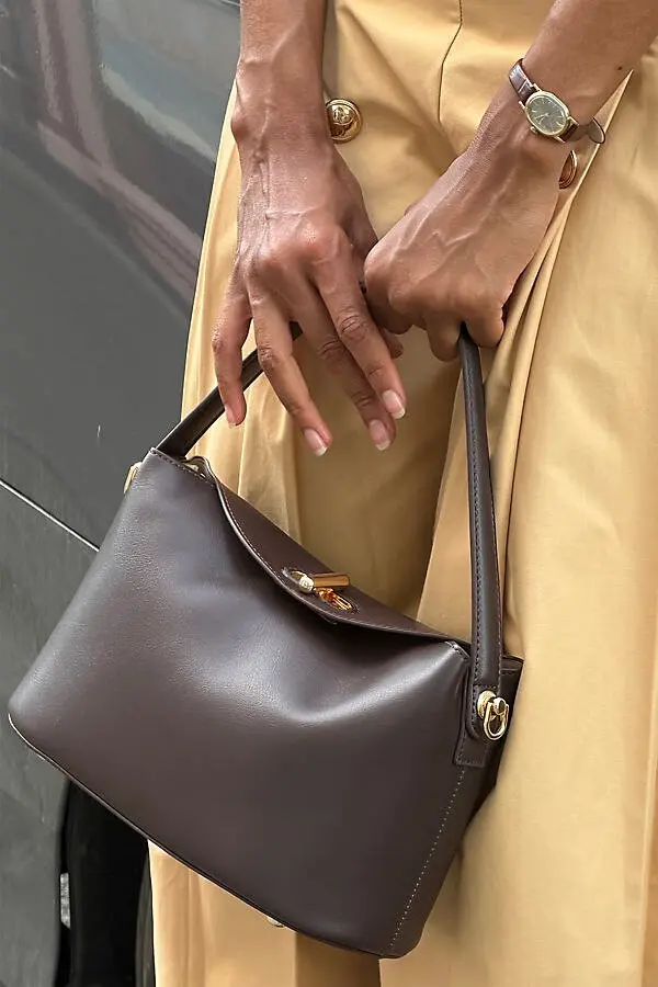 MELIE BIANCO Lana Shoulder Bag - Chocolate