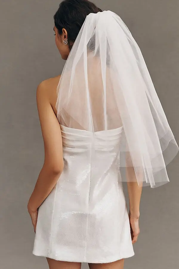 TWIGS & HONEY Triple Tier Short Veil