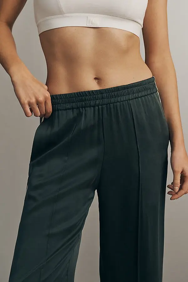 The Upside Marnie Silk Wide-leg Pants