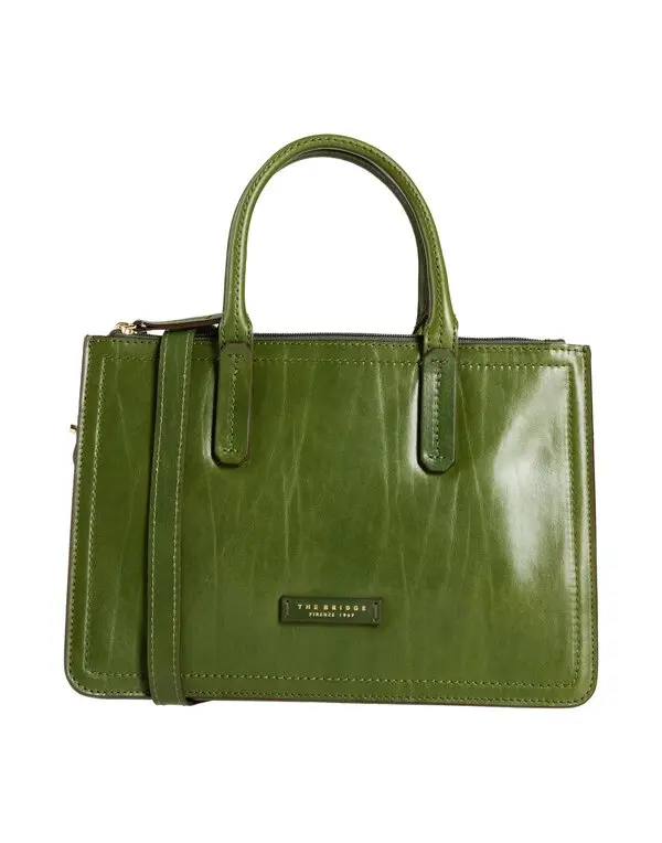 THE BRIDGE Leather Tote - Green