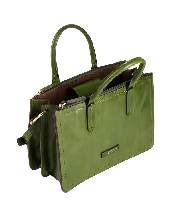 THE BRIDGE Leather Tote - Green
