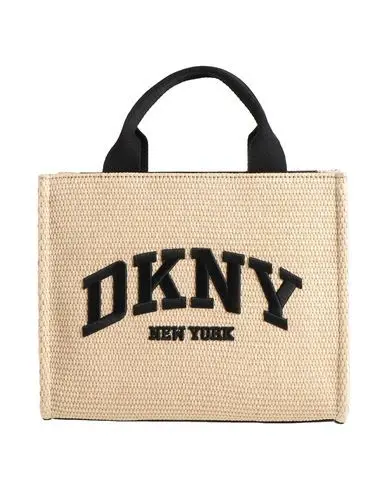 Dkny Handbag In Raffia And Gabardine