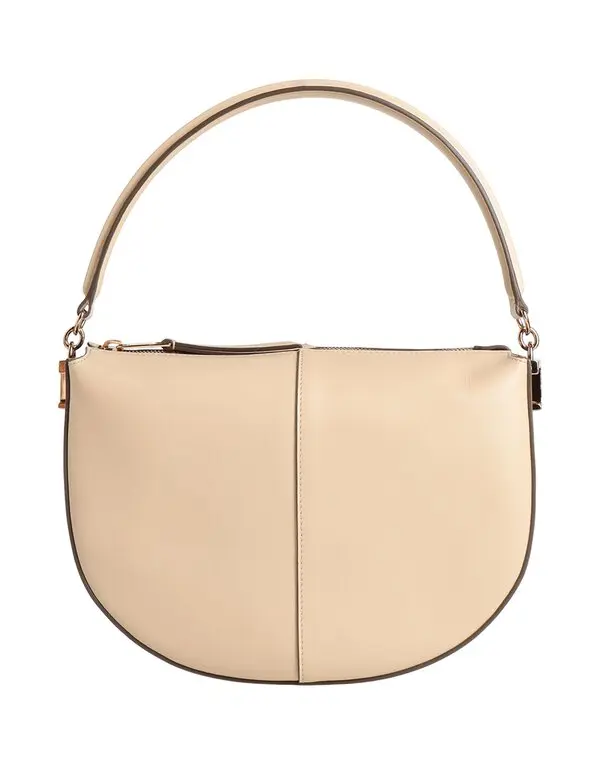 TOD'S Leather Hobo Bag - Beige