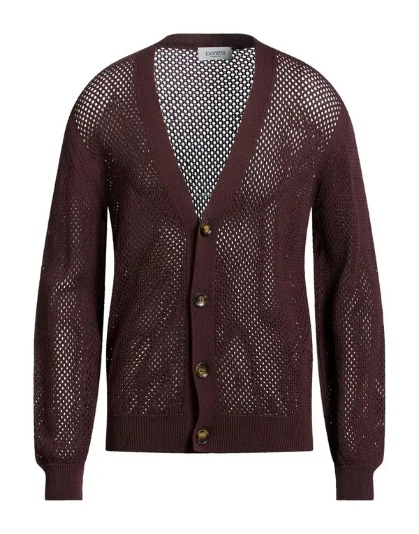 LANEUS Crochet-knit Cardigan