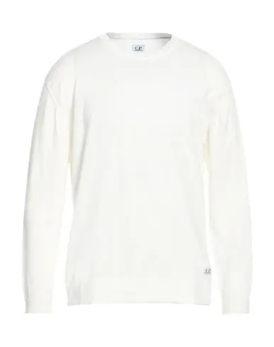C.P. COMPANY Cotton Sweater - White