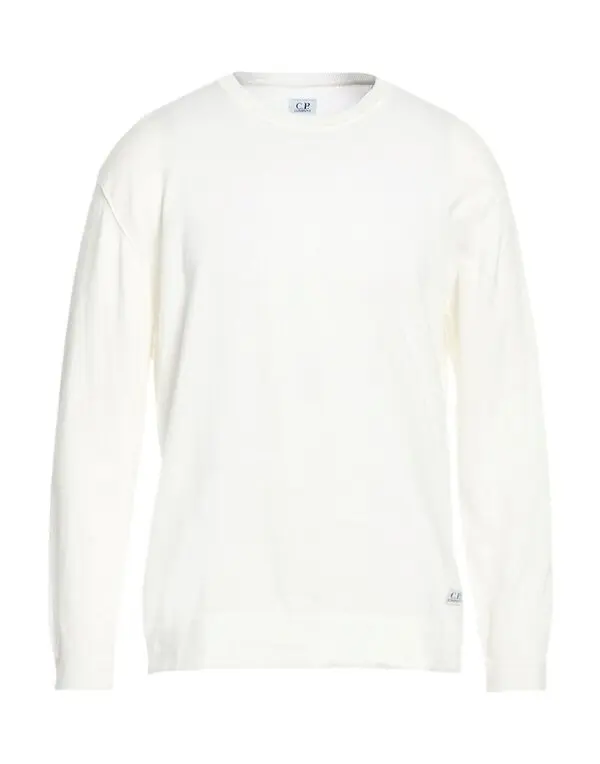 C.P. COMPANY Cotton Sweater - White