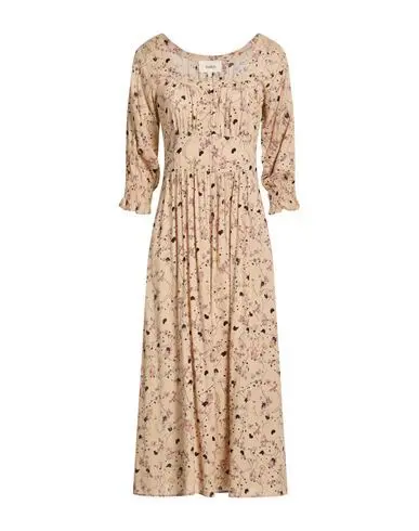 Ba&sh Flared Floral-print Midi Dress