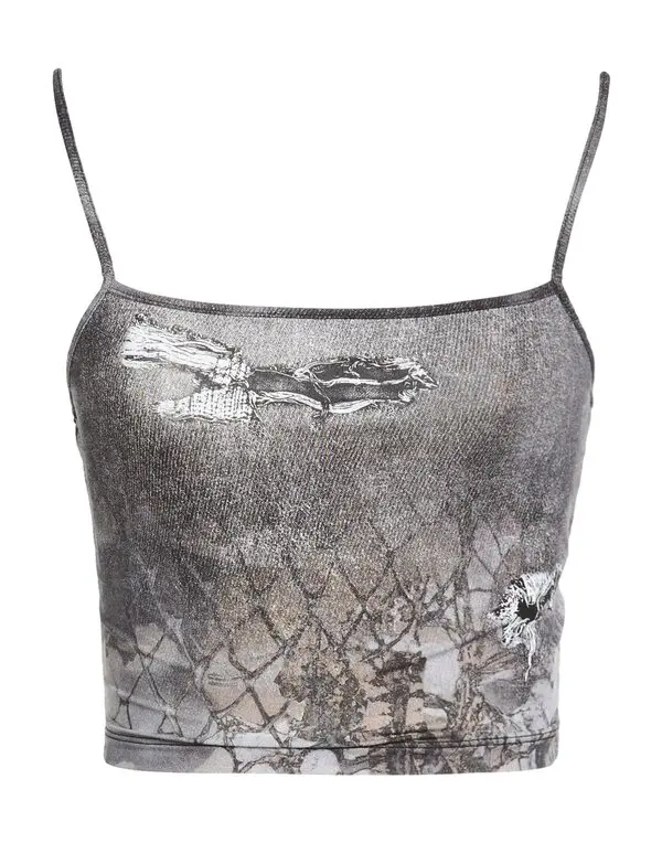 DIESEL® Embroidered Logo Crop Top