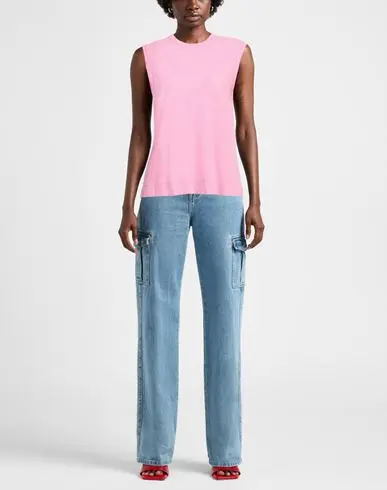 DRUMOHR Basic Sleeveless Tee - Pink