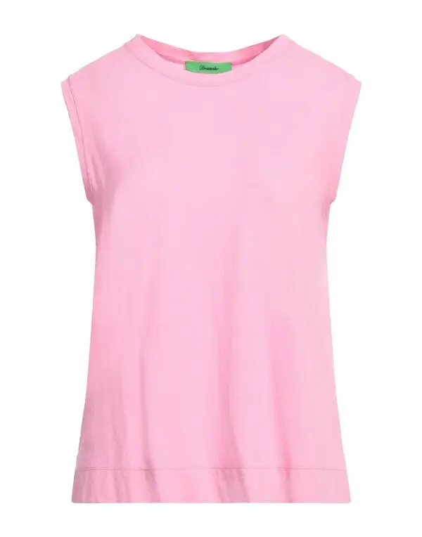 DRUMOHR Basic Sleeveless Tee - Pink