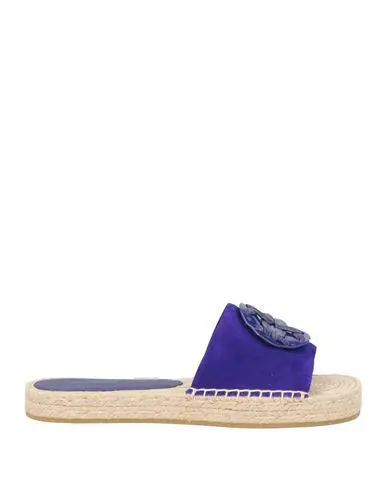 Tory Burch Espadrilles Size Leather - Purple