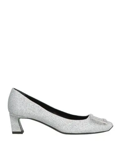 ROGER VIVIER Pumps Size Leather - Silver