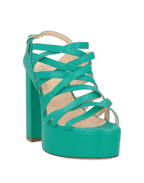 Agl Leather Platform Sandals