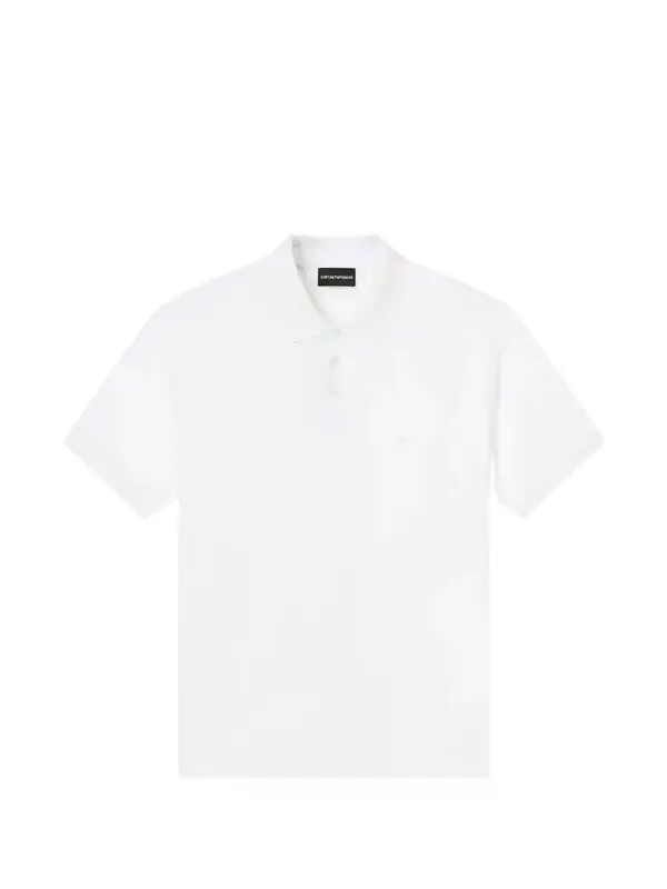 Emporio Armani Logo Polo Shirt - White