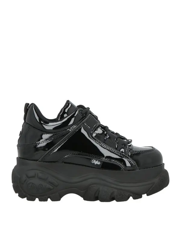 BUFFALO Calfskin Chunky Sneakers - Black