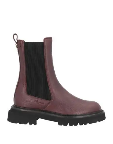 FERRAGAMO Ankle Boots - Burgundy