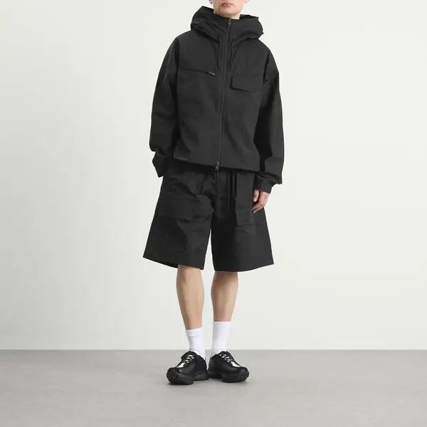 Y3 Cotton Blend Hooded Jacket