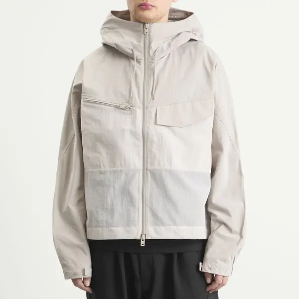 Y3 Cotton Blend Hooded Jacket