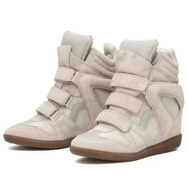 Isabel Marant Étoile Bekett Wedge Sneaker - Ecru