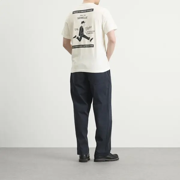 Universal Works X Paraboot Jersey Print T-shirt