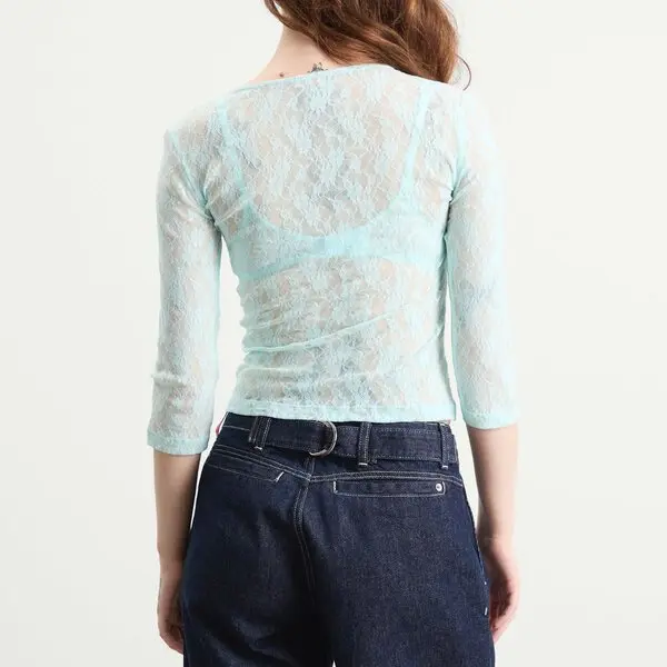 FRUITY BOOTY Lace Wrap Top