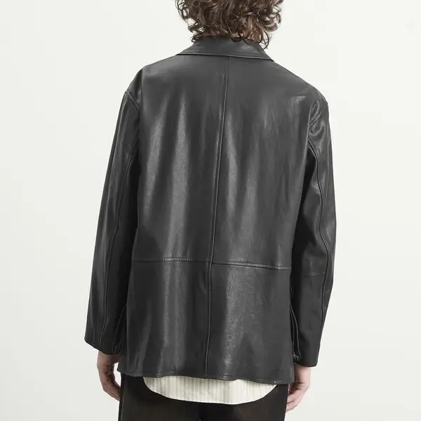 Auralee Textured Lamb Leather Blouson