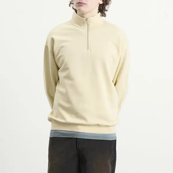 Auralee High Gauge Sweat Half Zip Jumper