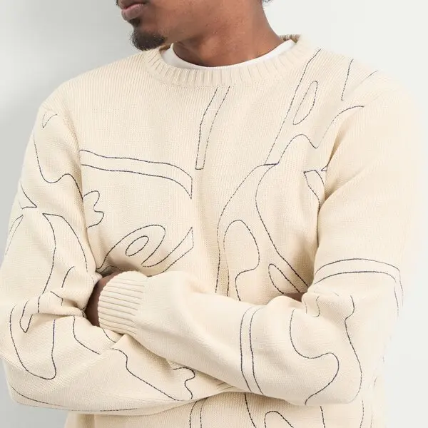 ARTE All Over Circle Logo Knit Jumper