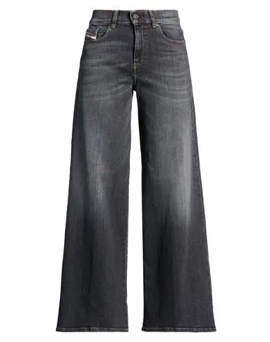 DIESEL® Wide-leg Denim Jeans - Black