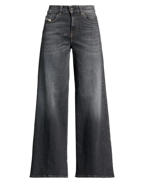 DIESEL® Wide-leg Denim Jeans - Black