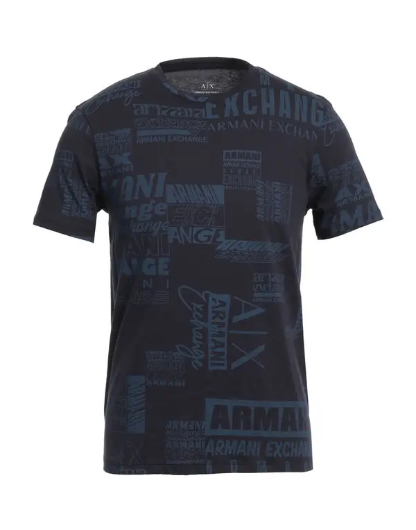 Armani Exchange T-shirt Size Cotton - Navy
