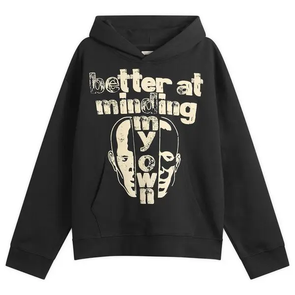 HONOR THE GIFT Better At Minding My Own Hoodie - Black