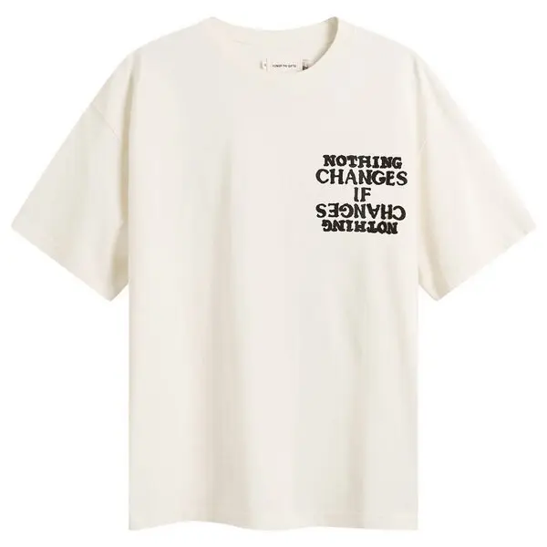 HONOR THE GIFT Nothing Changes T-shirt - White