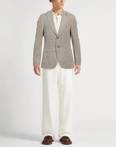 PAOLONI Single-breasted Blazer With Patch Pockets
