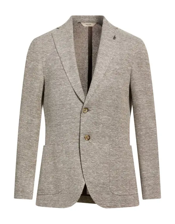 PAOLONI Single-breasted Blazer With Patch Pockets