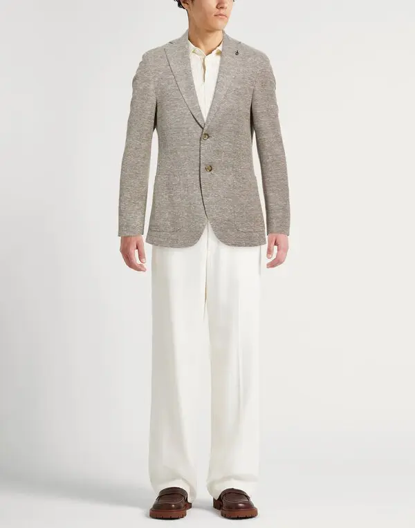 PAOLONI Single-breasted Blazer With Patch Pockets