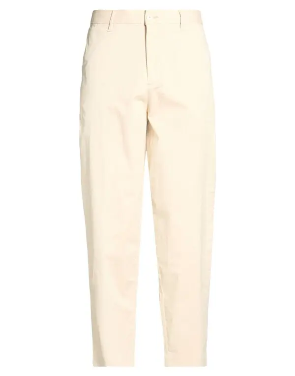 Armani Exchange Cotton Elastane Tapered Leg Chino Pants - Beige