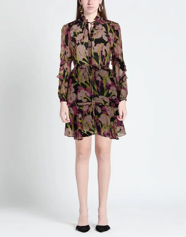 Pinko Mini Shirt Dress - Magenta