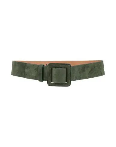 Ba&sh Military Calfskin Belt - Green