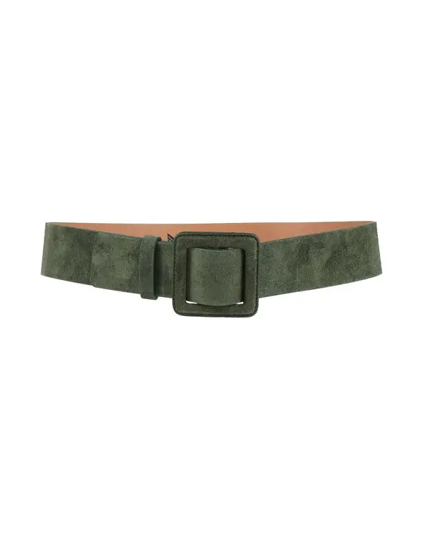 Ba&sh Military Calfskin Belt - Green