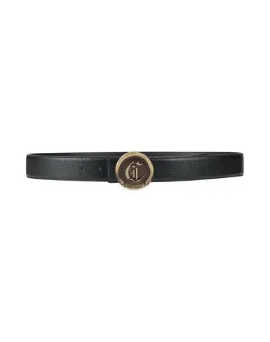 Just Cavalli Calfskin Belt - Black