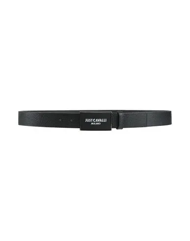 Just Cavalli Leather Belt - Black