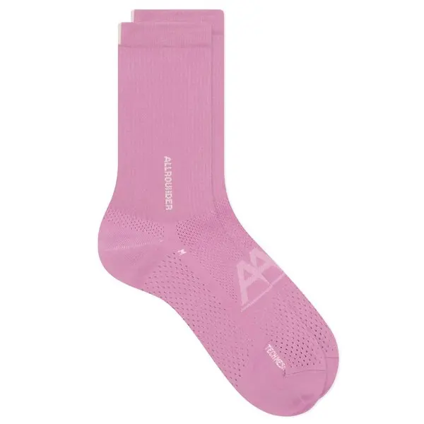 ROTOTO Allrounder Tech-mesh Crew Socks - Lotus Pink