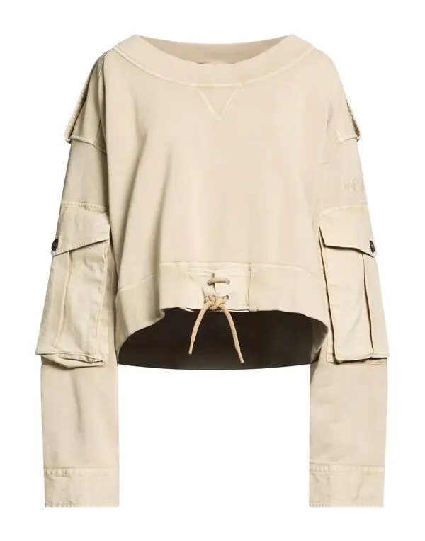 Dsquared2 Cotton Sweatshirt - Beige