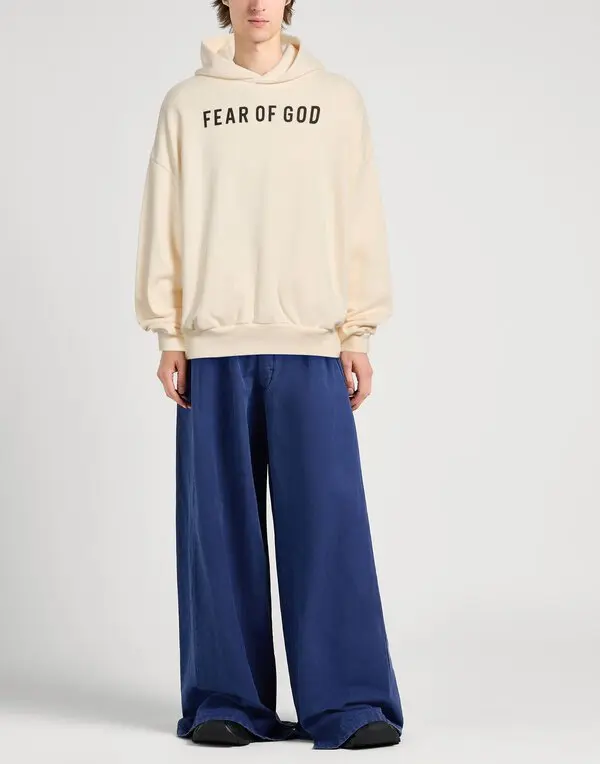 Fear Of God Cotton Terry Hooded Sweatshirt With Logo