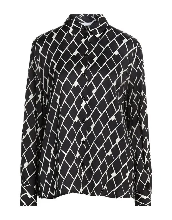 Alpha Studio Geometric Print Shirt