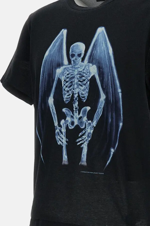 Our Legacy Short-sleeved Shirt With Print - Black