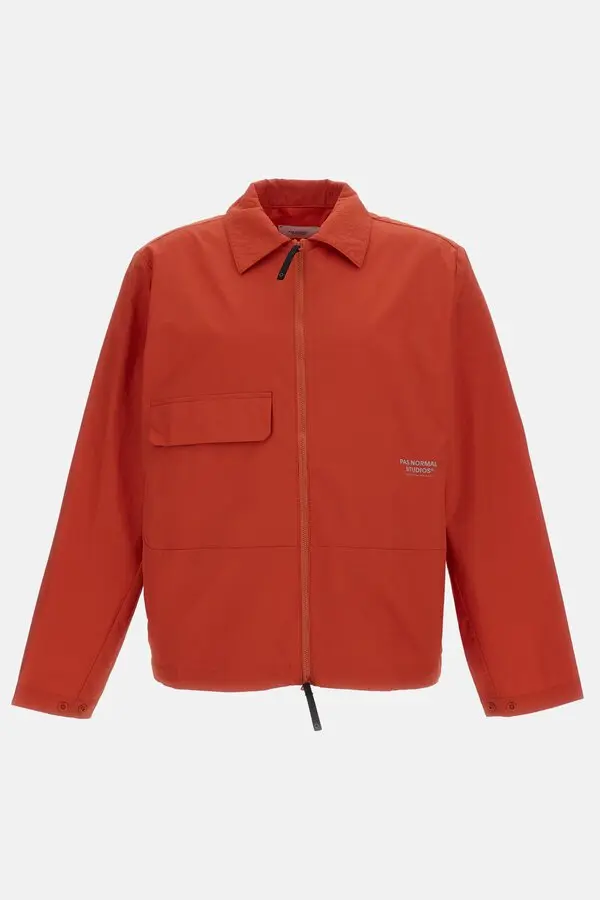 PAS NORMAL STUDIOS Off-race Utility Jacket - Orange